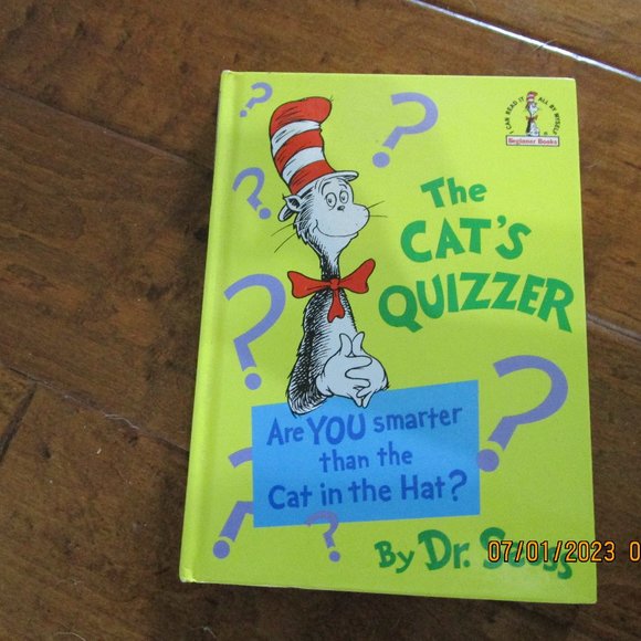 Beginner Books Dr. Seuss | Other | The Cats Quizzer Are You Smarter ...
